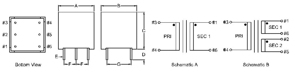 Pulse Transformer (TL400 series) | Thai Lin